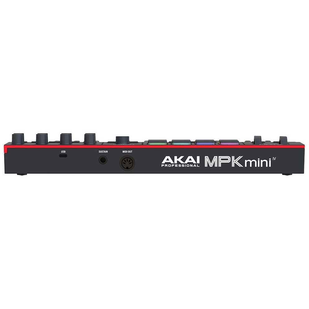 AKAI | MPK Mini MK4 | Compact Keyboard & Pad Controller w/ Encoders ...