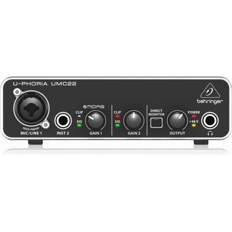 Behringer U-Phoria UMC22 2x2 USB Audio Interface (16-Bit/48kHz) — Gsus4
