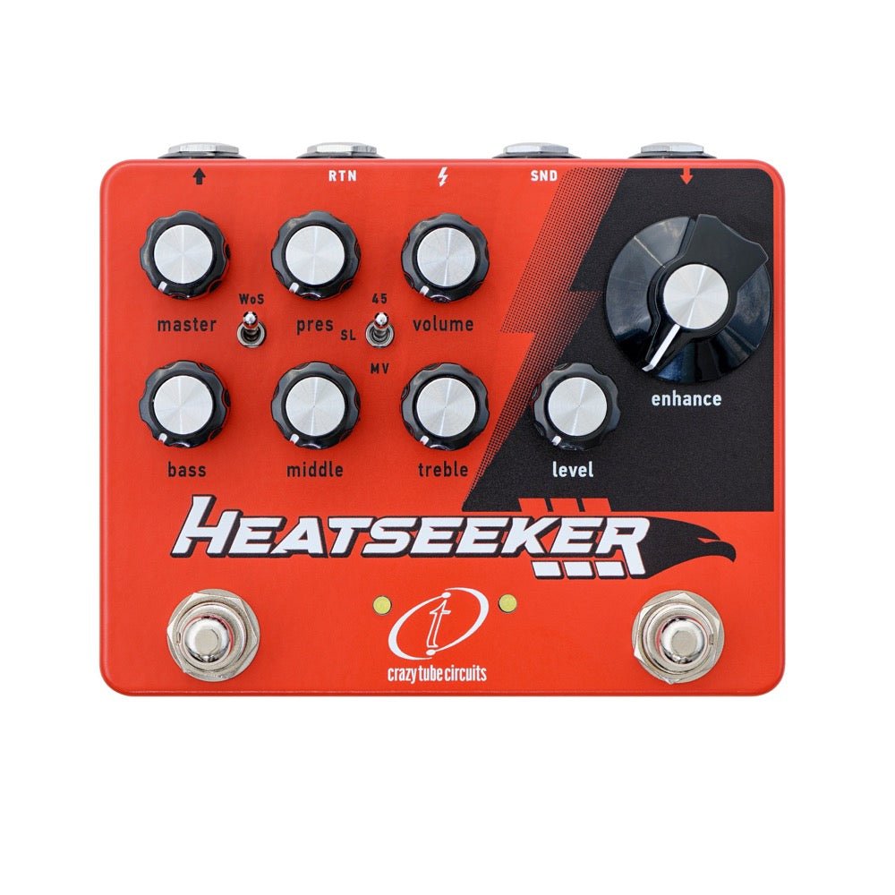 Crazy Tube Circuits | HeatSeeker | Dual Amp in a Box & Preamp / Enhancer - Gsus4