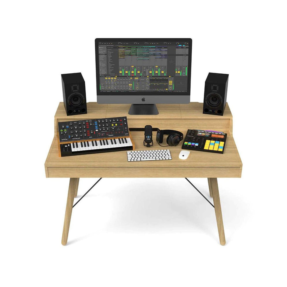 Glorious VINTAGE-STATION DJ Table and Studio Workstation — Gsus4