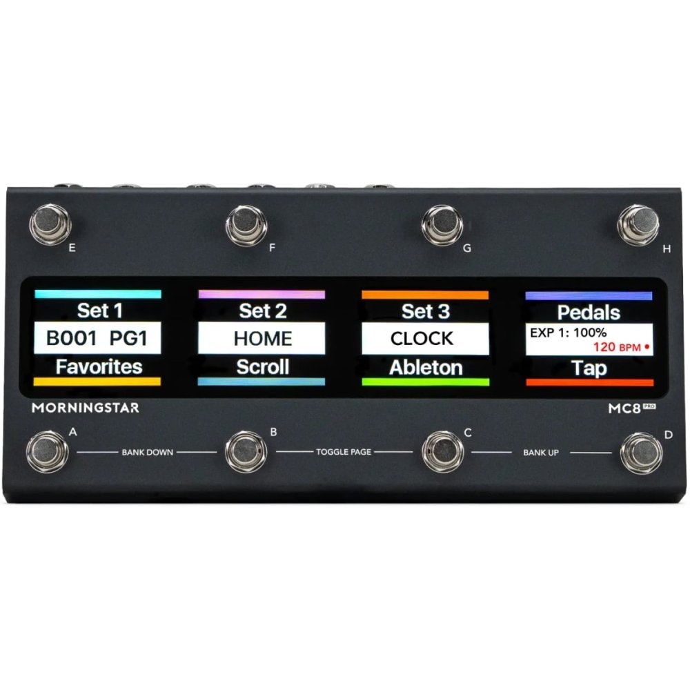 Morningstar | MC8 PRO | Next Gen PRO MIDI Controller w/ Built-in ...