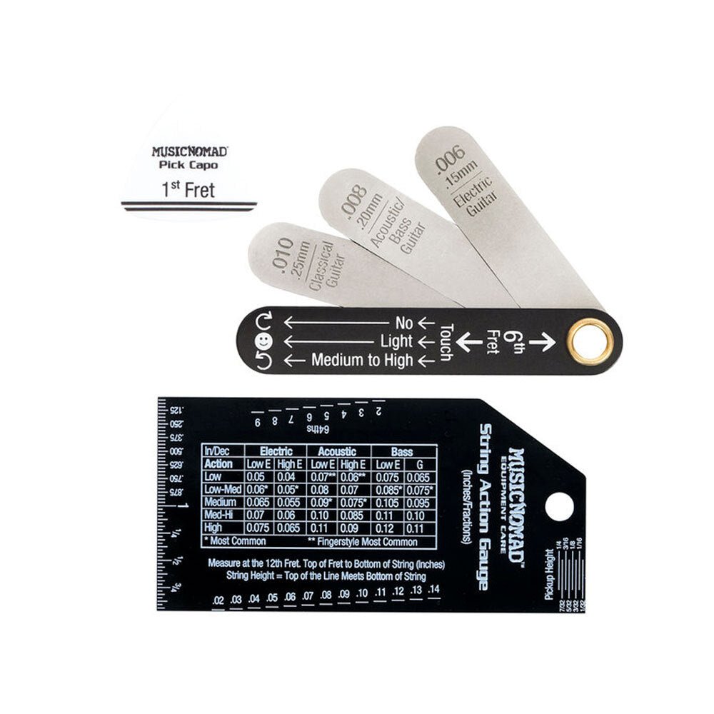 Music Nomad | MN614 | Truss Rod Gauge & String Action Gauge Bundle - Gsus4