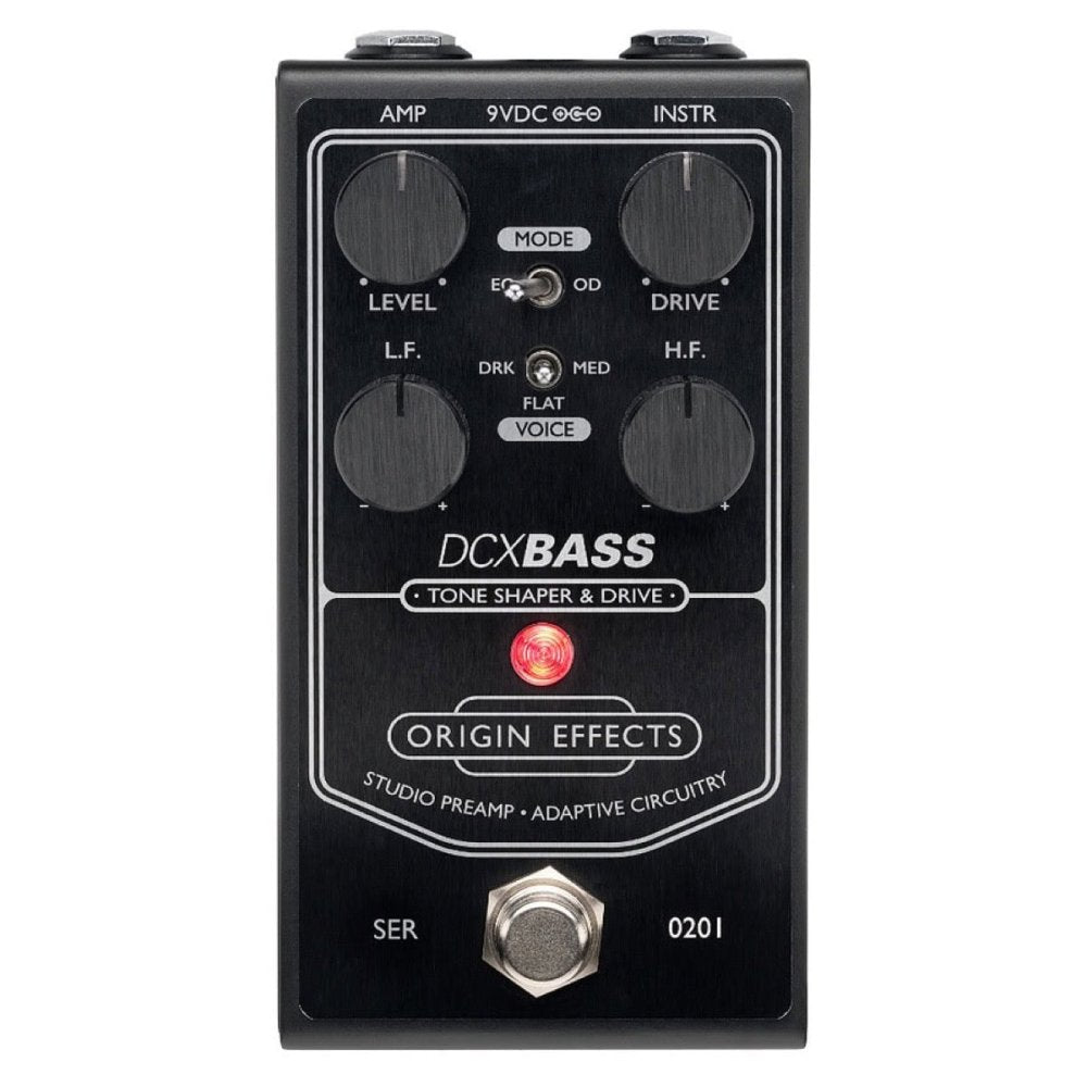 Origin Effects | DCX BASS Black Edition | Tone Shaper & Overdrive | w/ Adaptive Circuitry ...