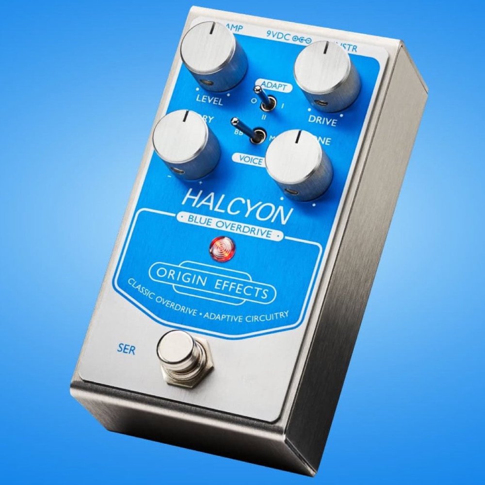Origin Effects | Halcyon BLUE | Overdrive w/ Adaptive Circuitry ...