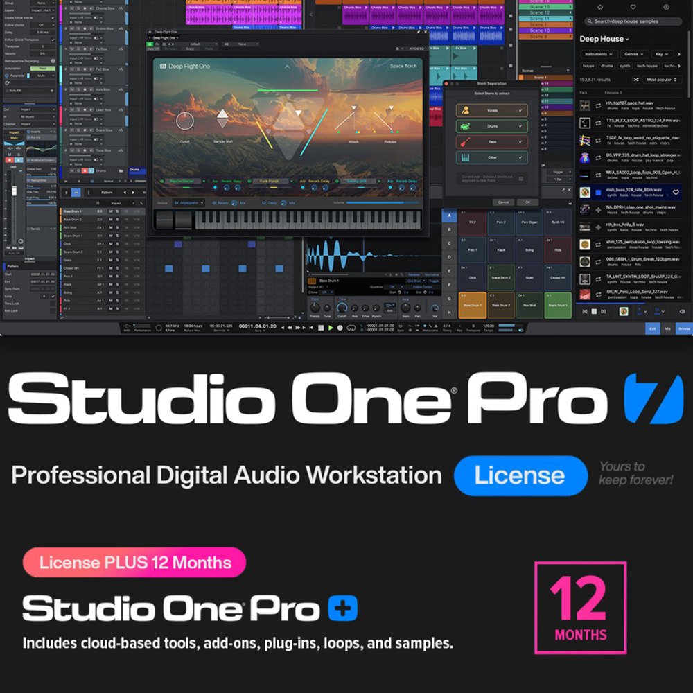 PreSonus | Studio One 7 Professional | Perpetual License & 12 Month ...