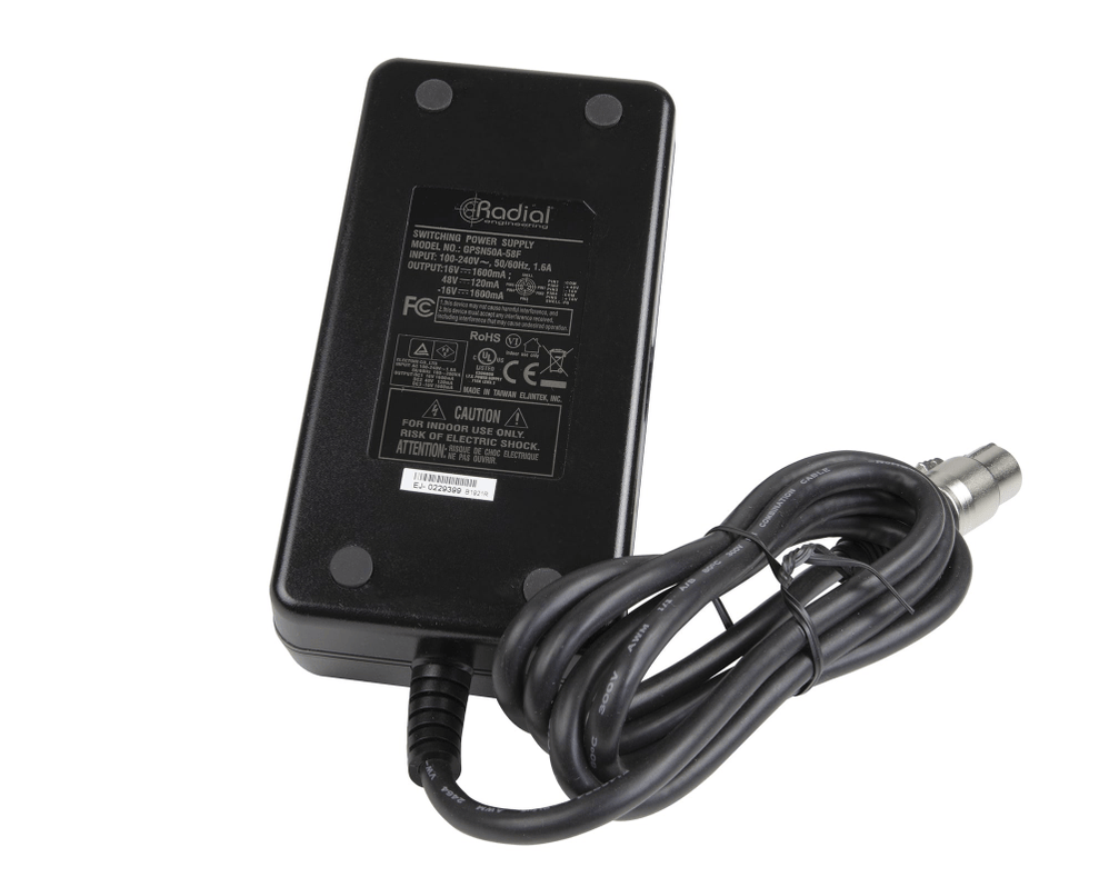 Radial | R800 9412 | Power Supply 5-Pin XLR | For SixPack, Powerhouse ...