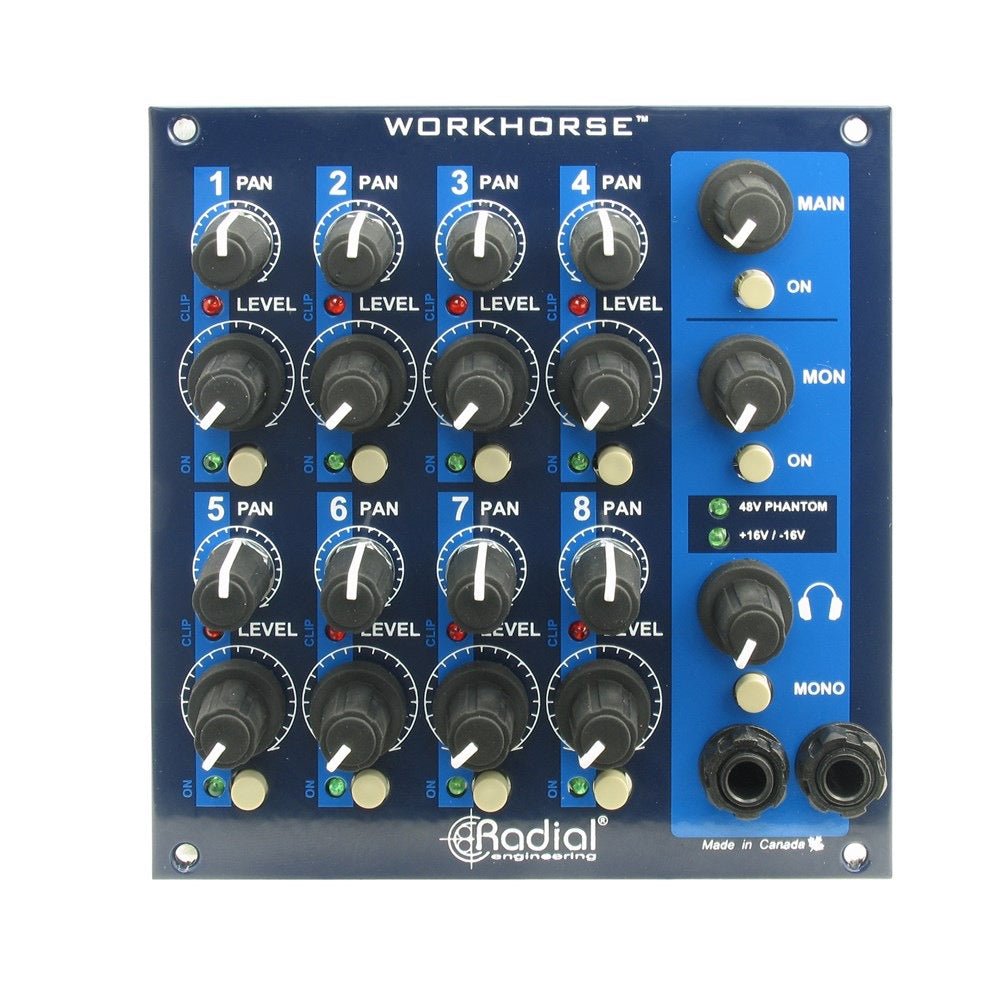 Radial | WM8 | Summing Mixer Module for 500 Series Power Rack - Gsus4