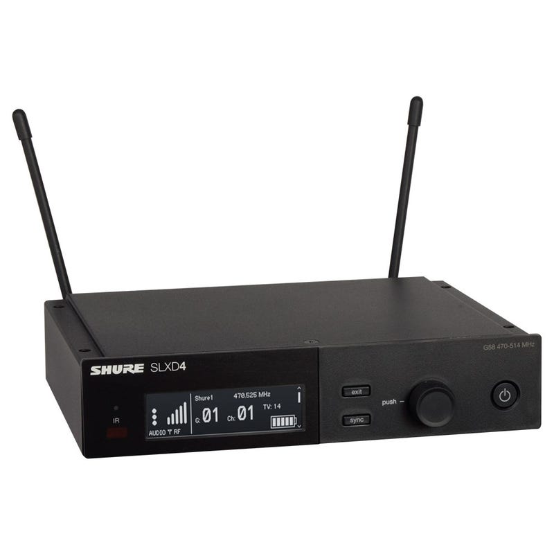 SHURE | SLXD4 | Digital Wireless Receiver Rack Unit - Gsus4