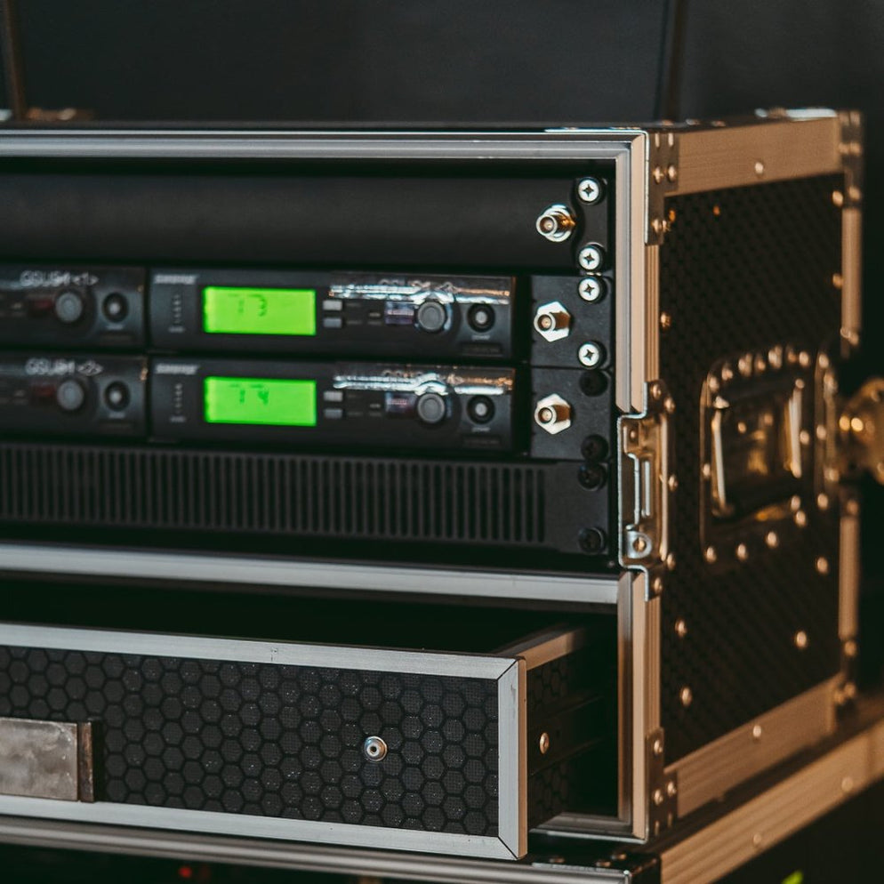 Titan AV | Wireless Microphone Rack Case | 4RU Rack, Drawer ...