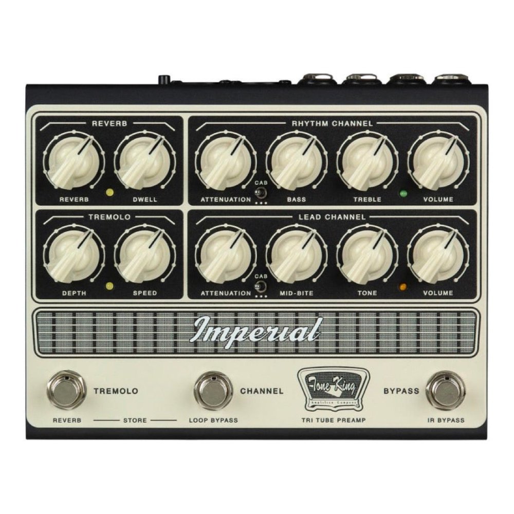 Tone King | IMPERIAL | Tri-Tube 12AX7 Preamp, DI, IR & Cabinet ...