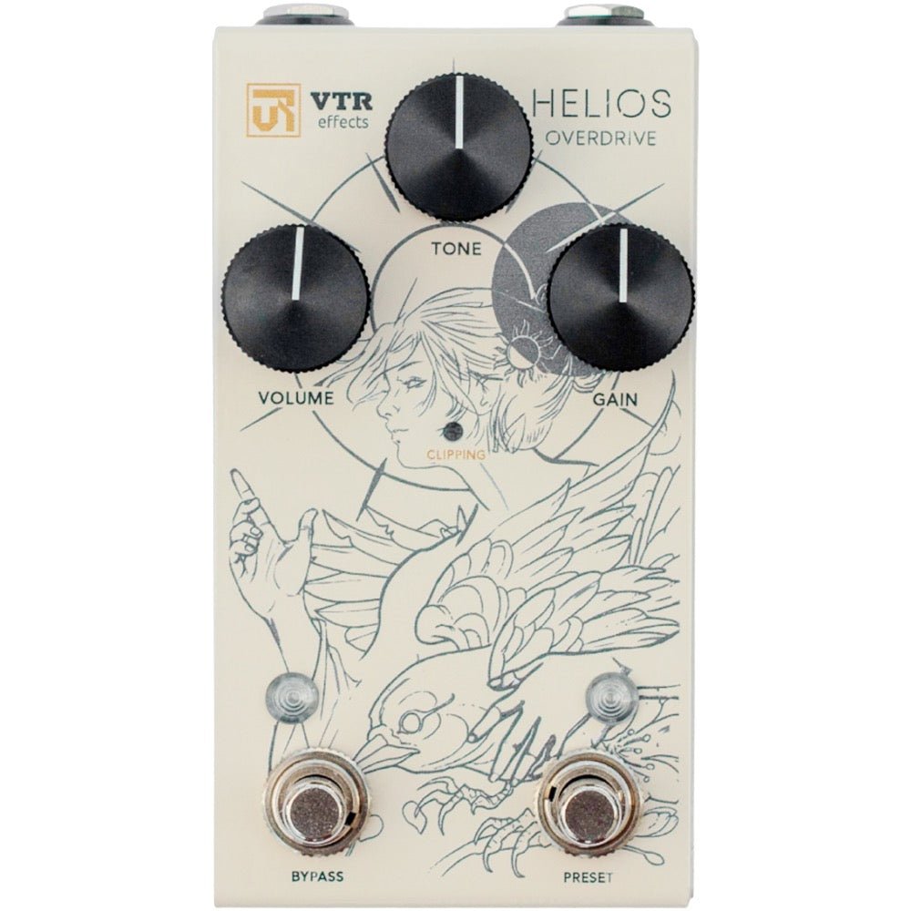 VTR Effects | HELIOS | 6-Clipping Mode Overdrive | 100% Analog Circuit ...