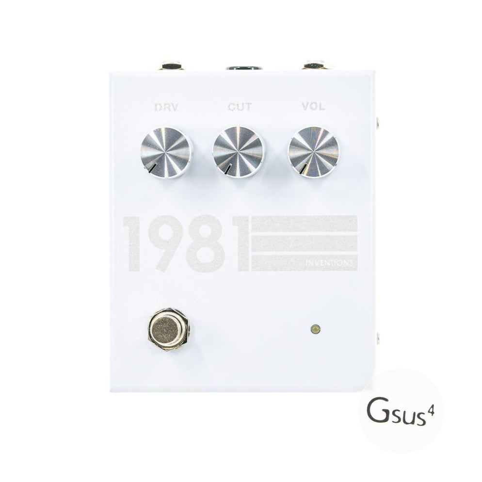 1981 Inventions | DRV | Preamp / Distortion | White Sparkle - Gsus4