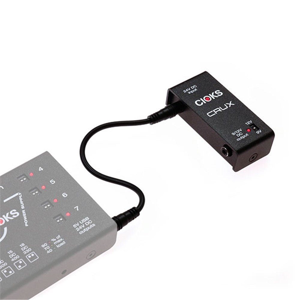 CIOKS | CRUX | 24V EIAJ to 9V / 12V | For Quad Cortex & HX Stomp ...