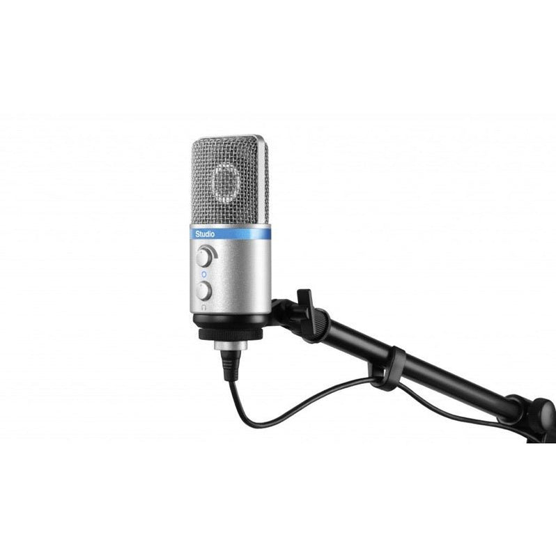 IK Multimedia iRig Mic Studio iOS/USB Condenser Mic Silver - Gsus4
