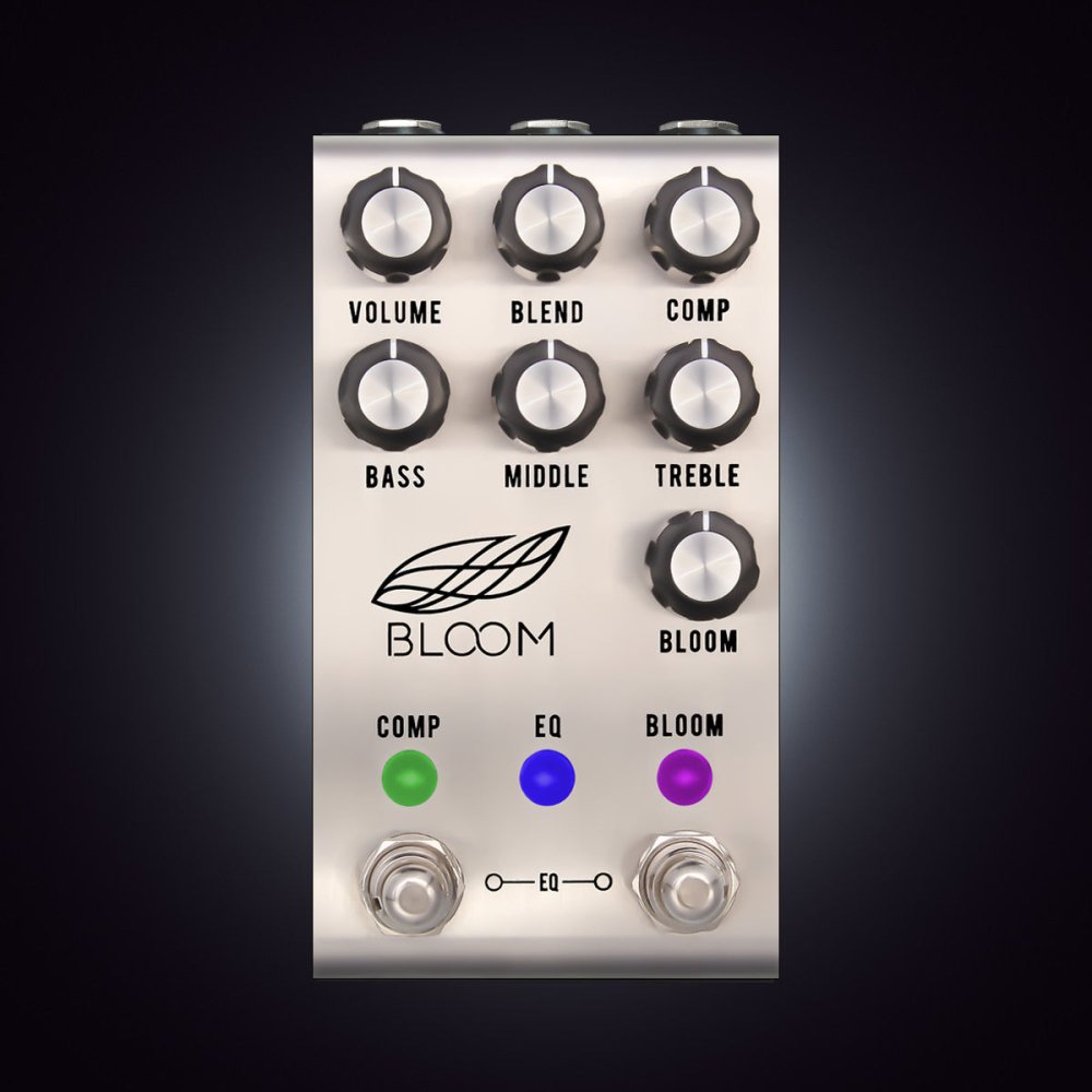 Jackson Audio | BLOOM V2 MIDI | SILVER | Compressor, EQ, Boost & Bloom ...
