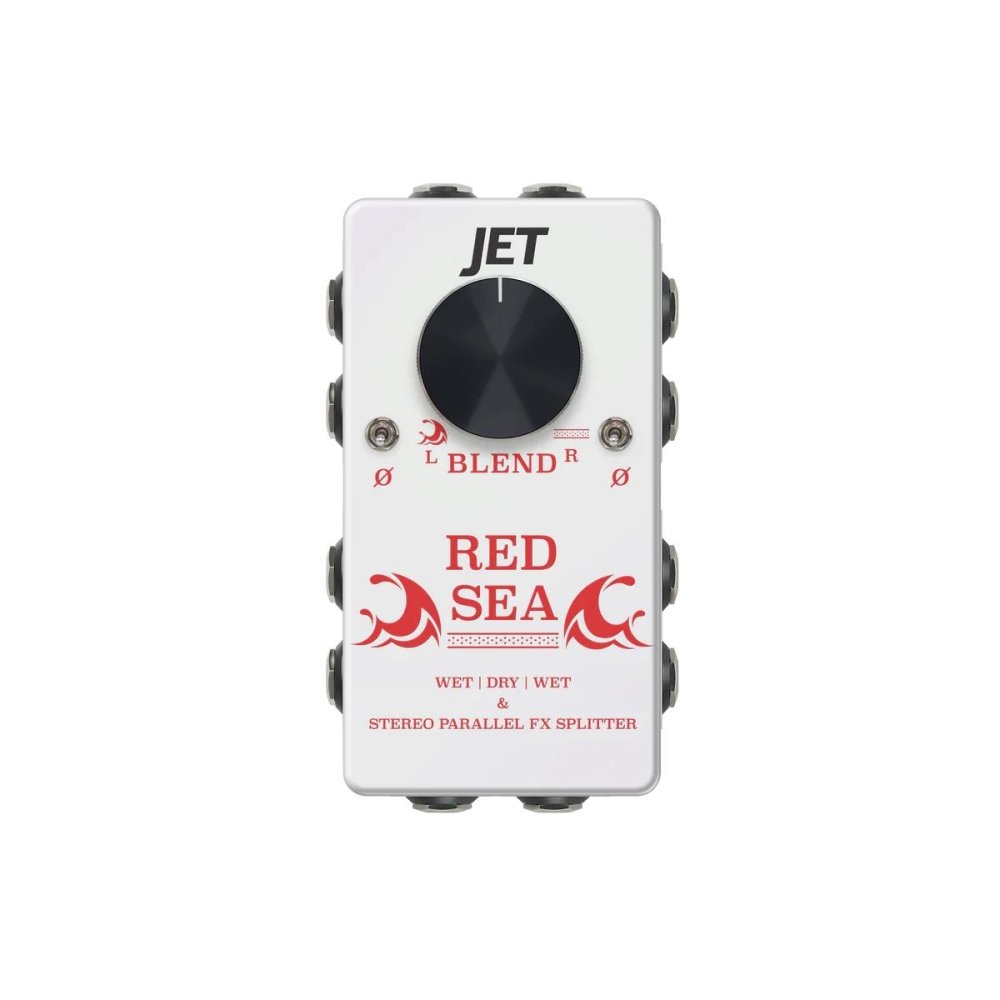 Jet Pedals | Red Sea | Stereo Parallel Effects Splitter | Wet/Dry/Wet ...