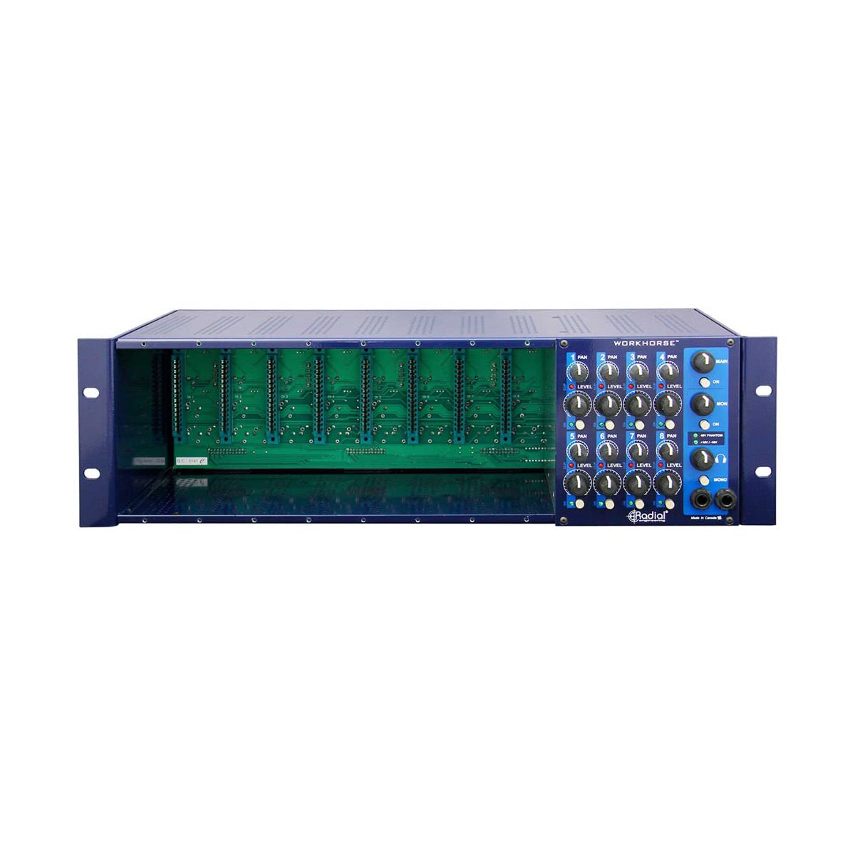 Radial | Workhorse | 8-slot 500 Series Rack with Summing — Gsus4